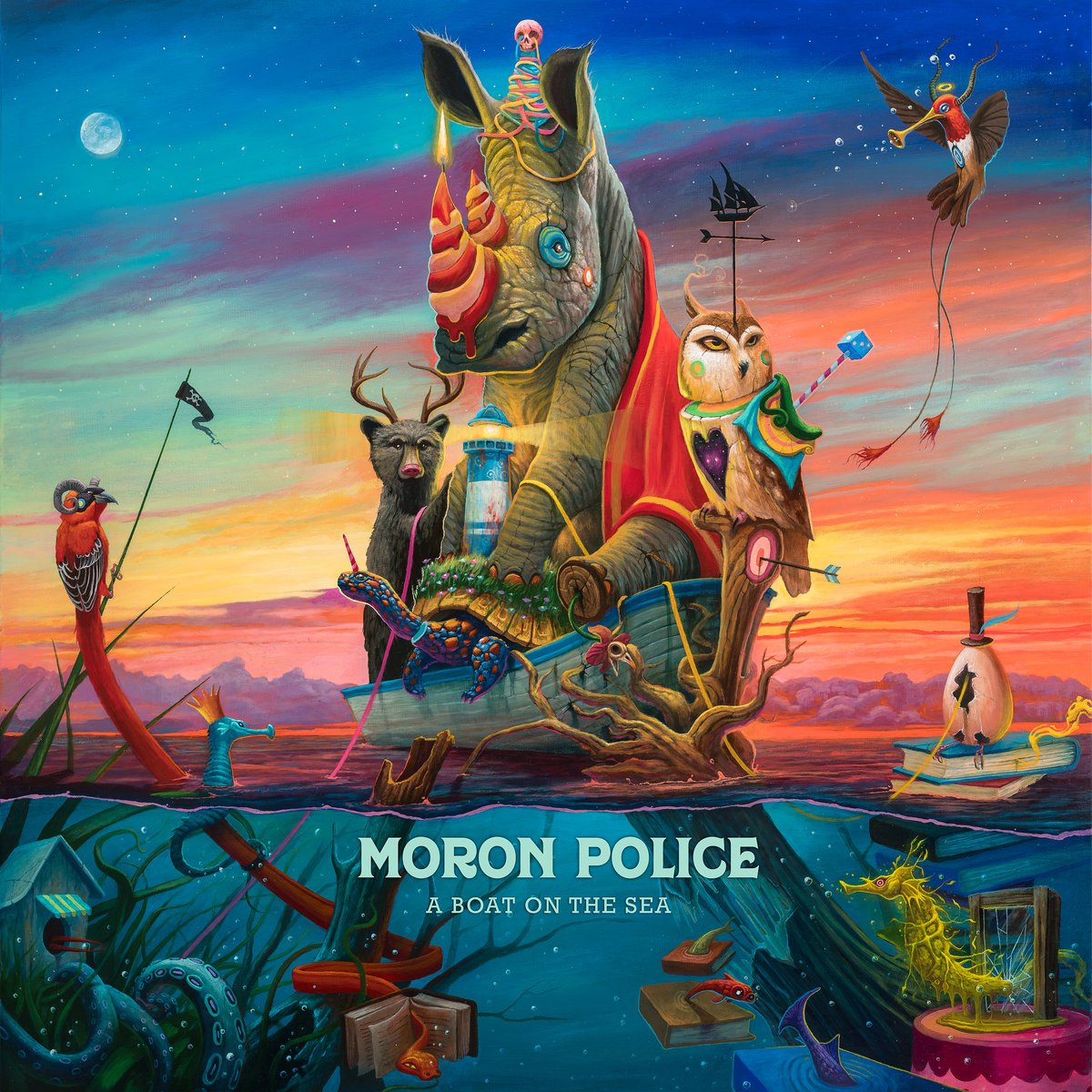 Moron Police - "A Boat on the Sea" - Everything Is Noise